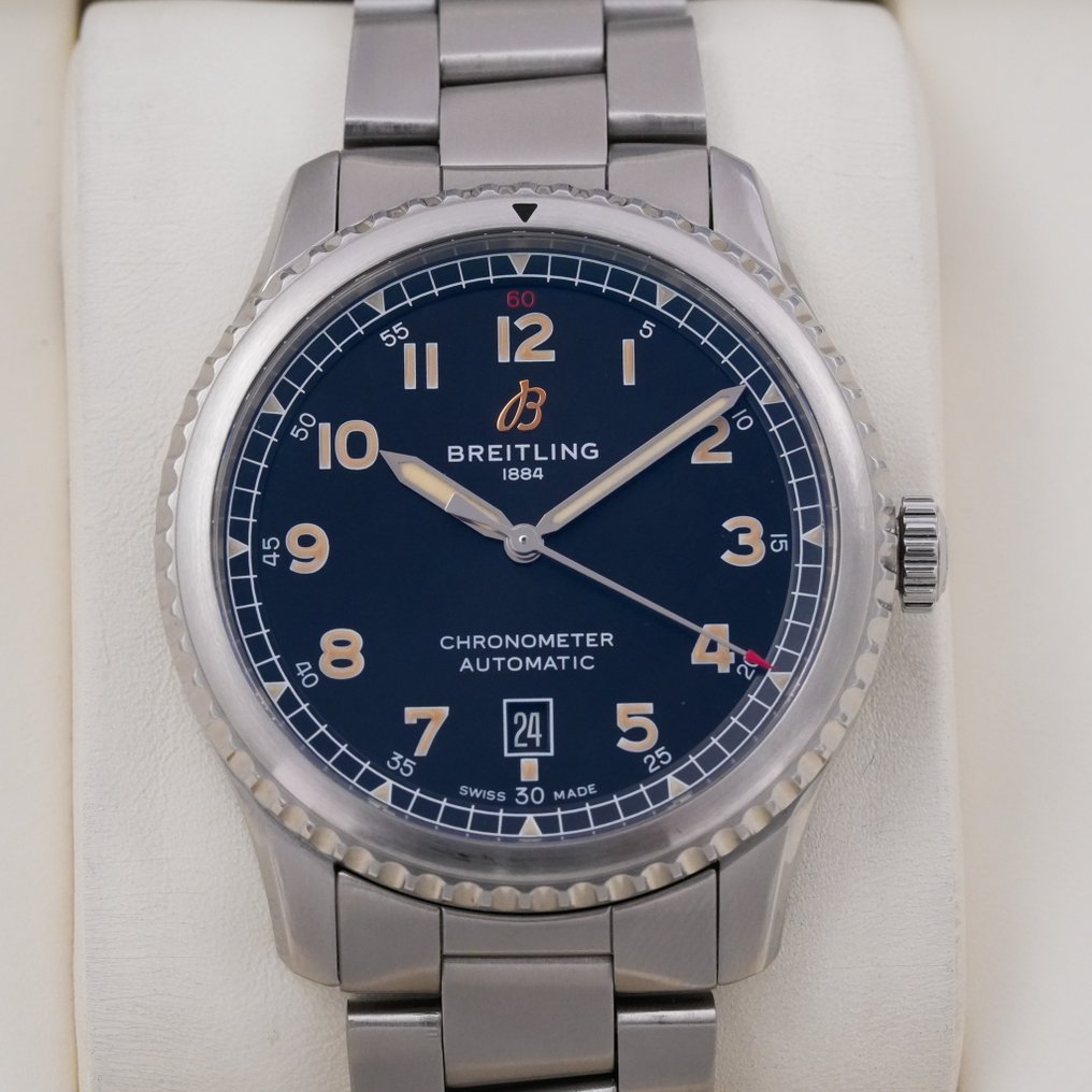 Breitling - “NO RESERVE PRICE” Aviator 8 - No Reserve Price - A17315 ...