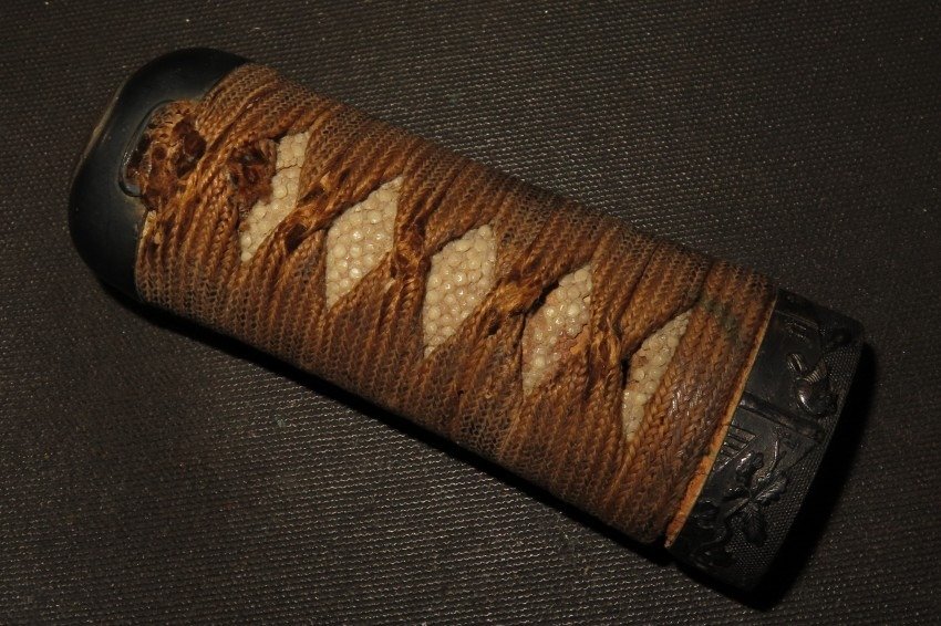 Katana - Copper, Wood, Samgawa - Tsuka : C3-759 - Japan - Edo Period ...