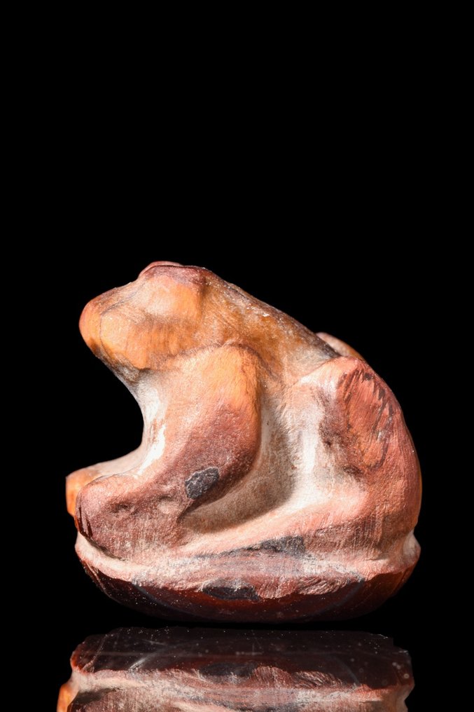 Ancient Egypt, Late Period Stone Frog Amulet - Catawiki