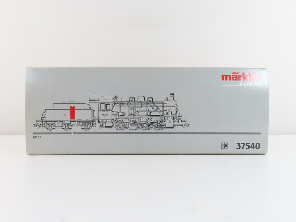 Märklin H0 - 37540 - Steam locomotive with tender (1) - BR 55 "Full ...