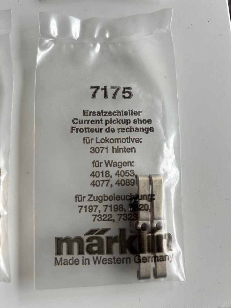 Märklin H0 - 7175/7185 - Model treinbevestiging (10) - 10 reserve ...