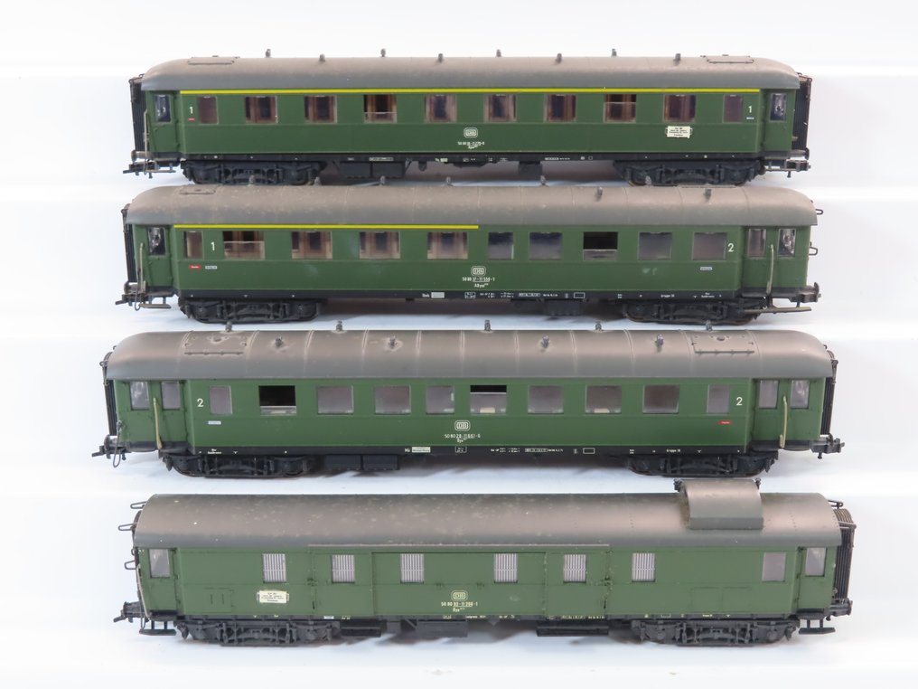 Roco H0 - o.a. 44554 - Model train passenger carriage (4) - 4x 4-axle ...