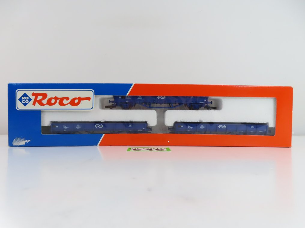 Roco H0 - 44084 - Model train freight wagon set (1) - 3-piece freight ...