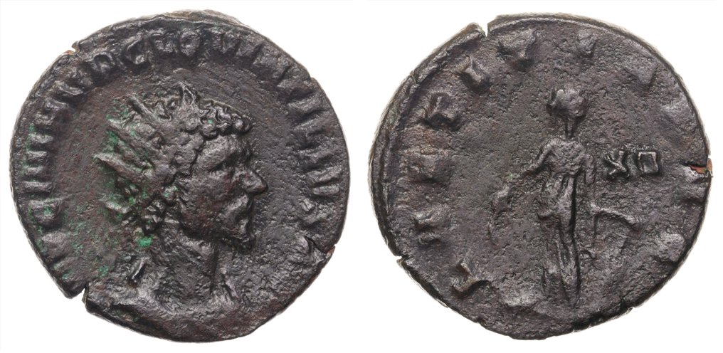 Romeinse Rijk. Quintillus (270 n.Chr.). Antoninianus (Laetitia). Rome ...