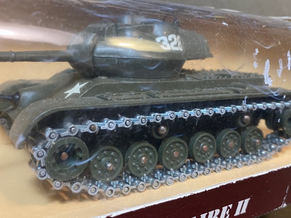 Solido - Juguete 4x U.S. Tanks in WW2: M4A3 Sherman, M-10 Tank ...