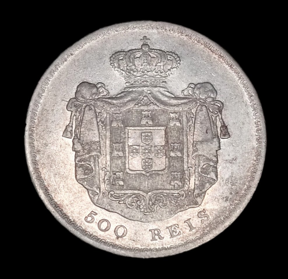 Portugal. D. Pedro V (1853-1861). 500 Reis 1856 - 2º Tipo - Catawiki