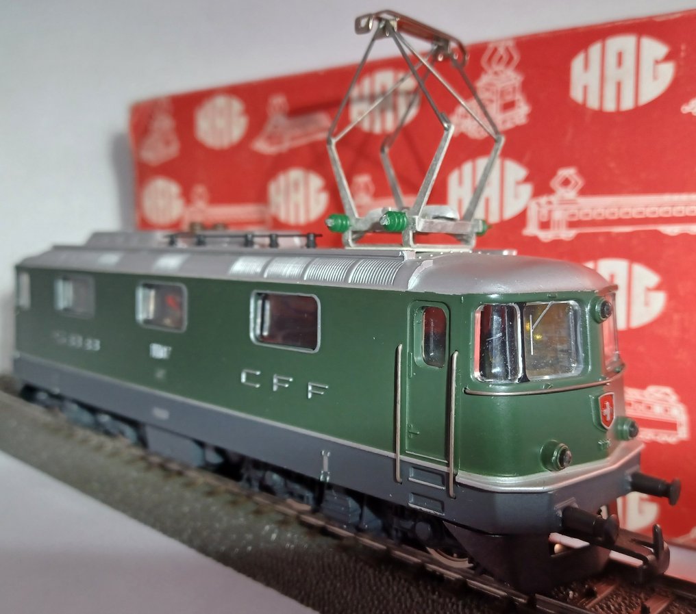 HAG H0 - 160 - Electric locomotive (1) - Re 4/4II, digital - SBB CFF ...