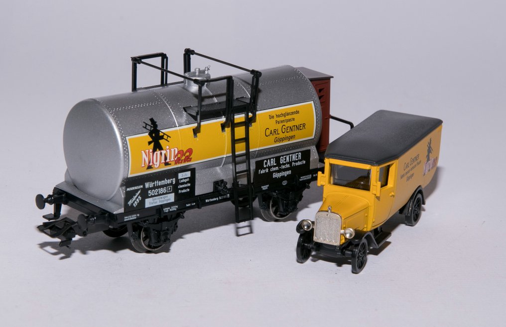 Märklin H0 - 1992/1995 - Conjunto de vagones de tren de mercancías a escala (4) - Conjuntos del ...