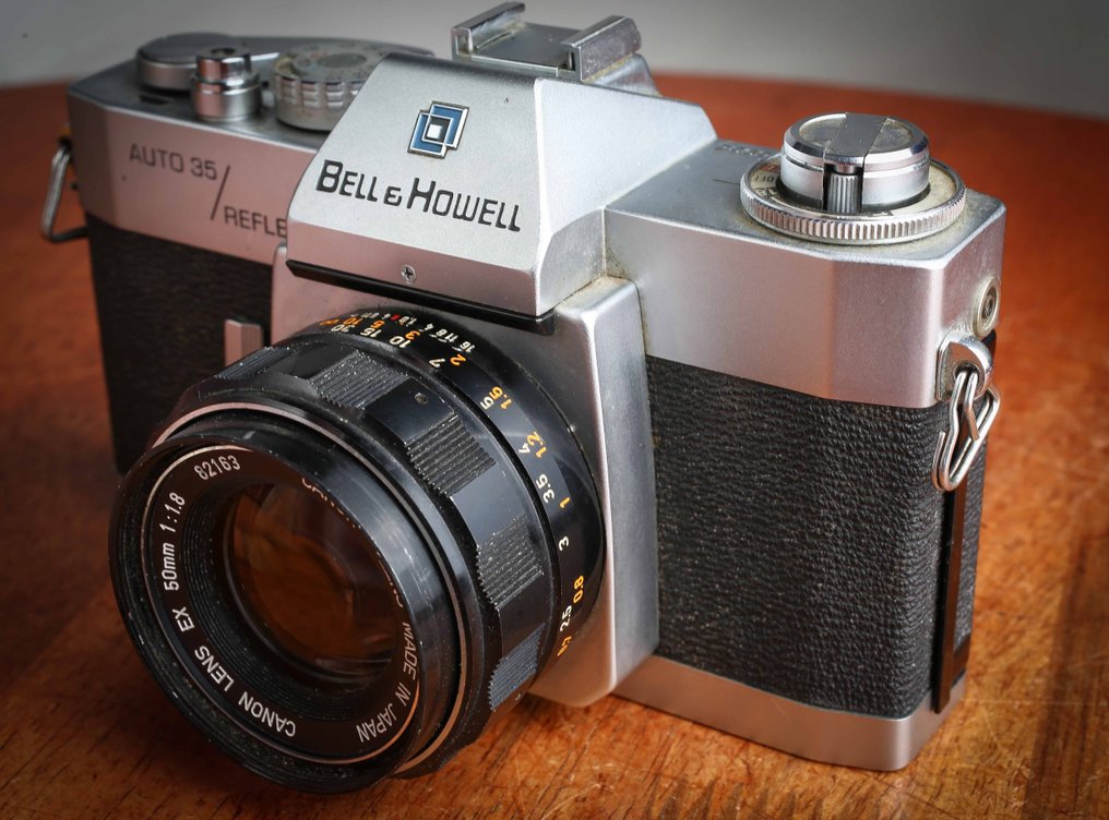 Bell & Howell Auto 35 / Reflex (Canon EX) + EX 50mm 1,8 - Rare ...