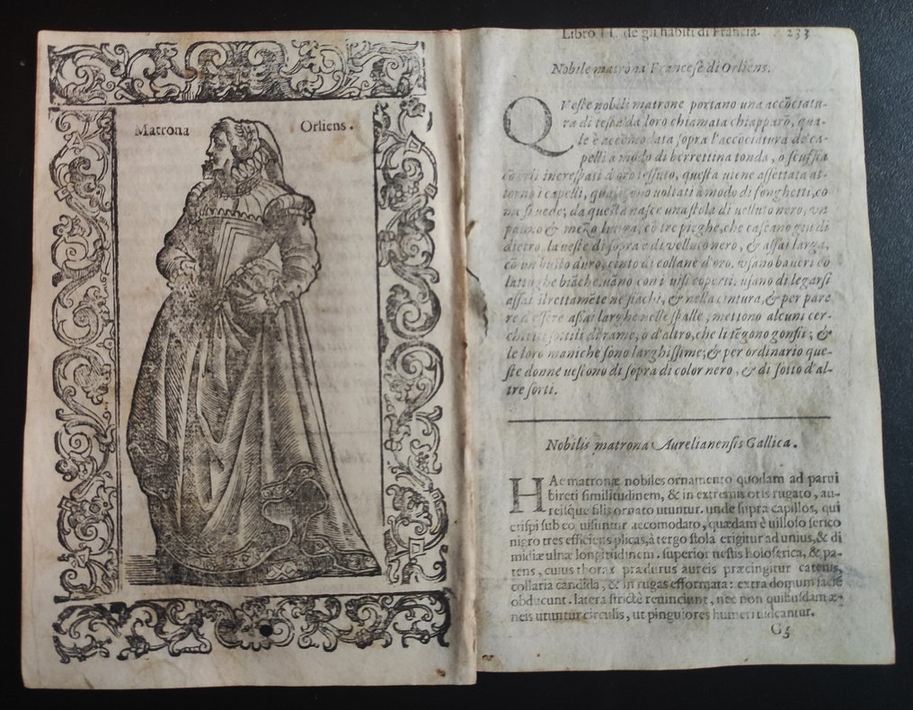 Documento - Cesare Vecellio - Seven sheets from "Habiti antichi e moderni di tutto il mondo ...