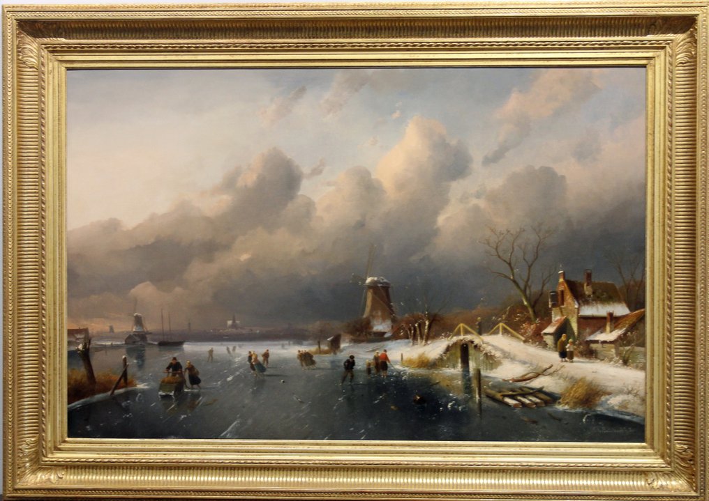 Charles Leickert (1816-1907) - Koek en zopie buiten Den Haag. - Catawiki