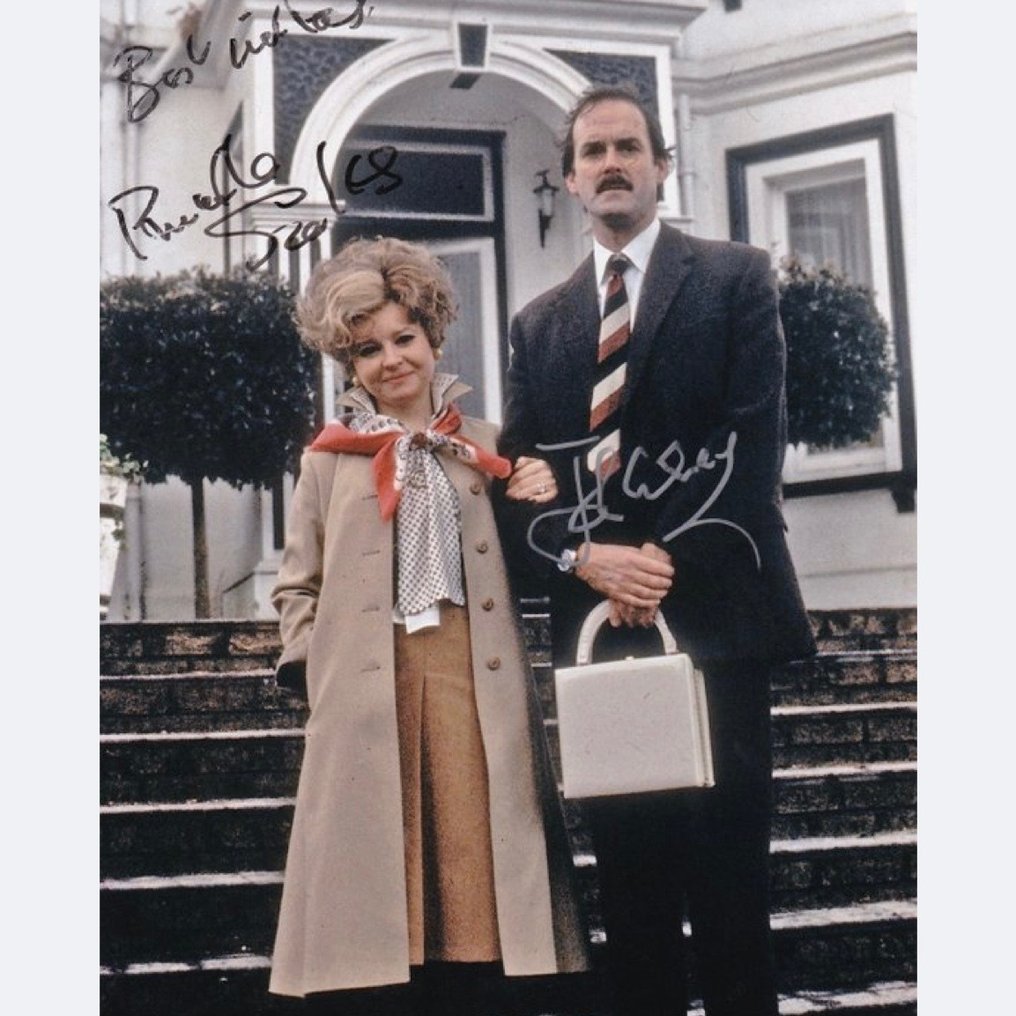 Fawlty Towers - Signed by John Cleese (Basil) and Prunella Scales ...