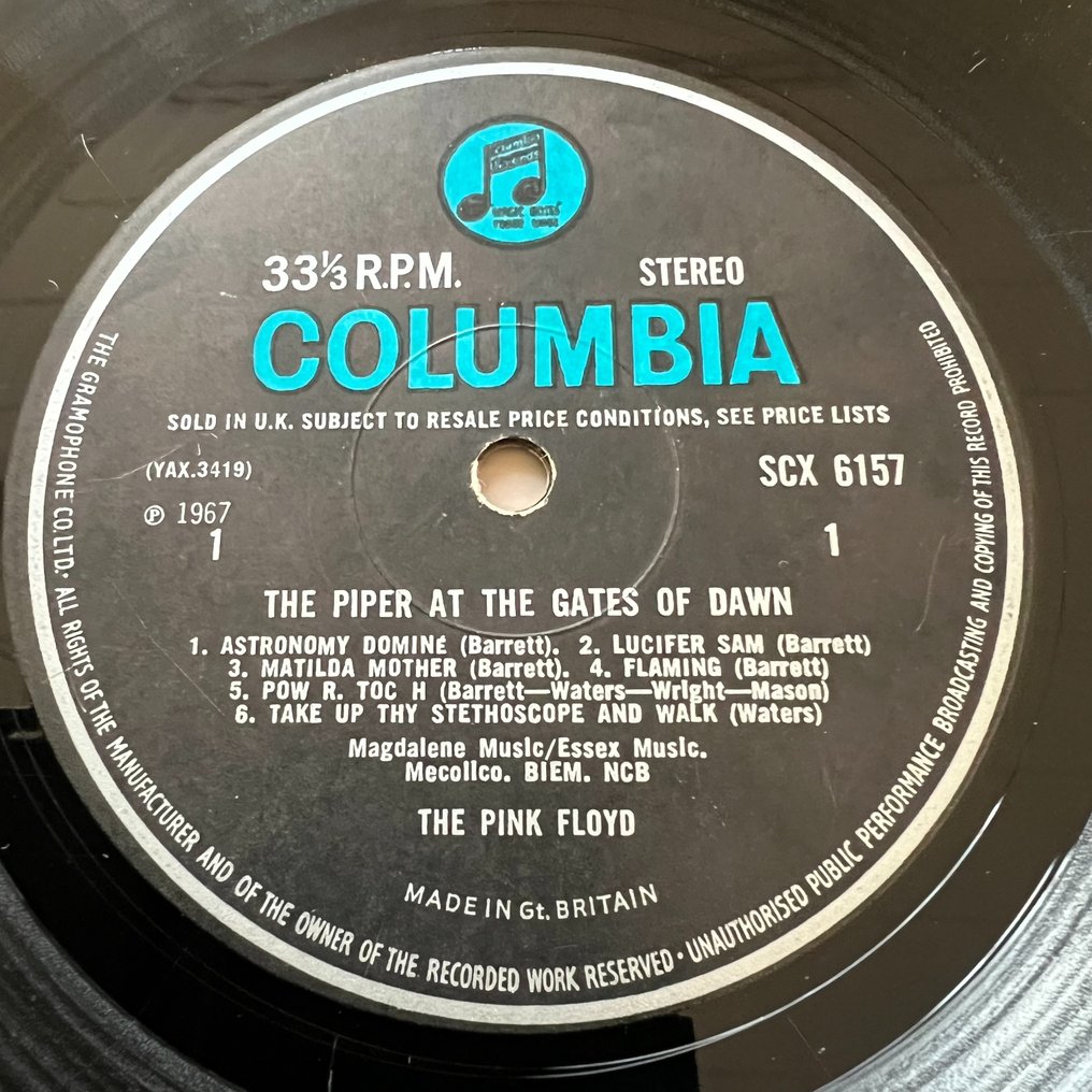 Pink Floyd - The Piper At The Gates Of Dawn [FIRST UK pressing 1967 ...