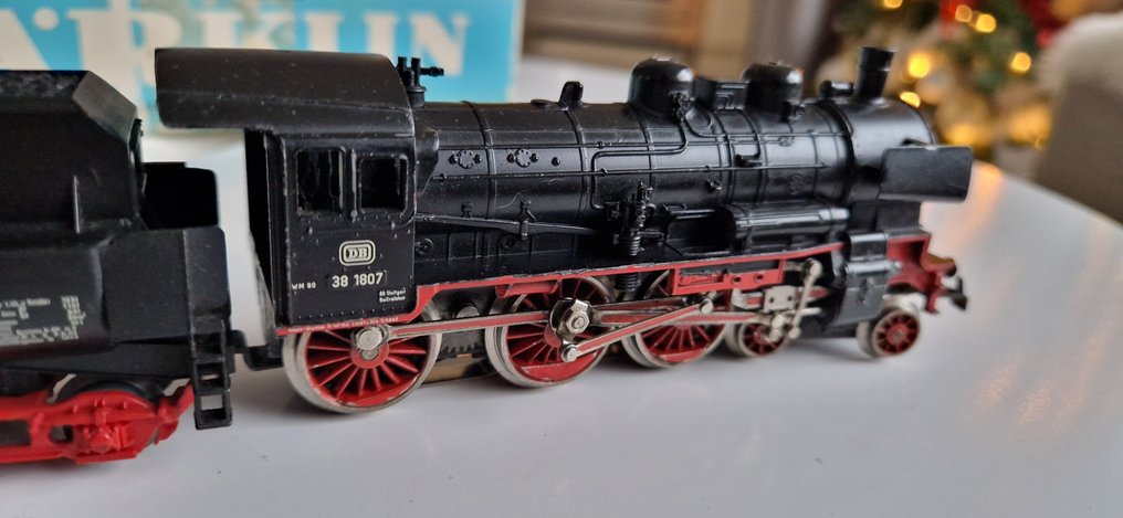 Märklin H0 - 3098 - Steam locomotive with tender (1) - BR 38 - DB ...