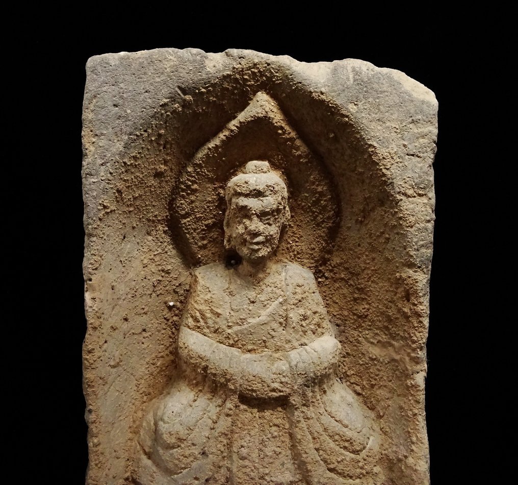 - Ladrillo cerámico con representación de Buda - Dinastía Sui 581/618 d.C. - Catawiki