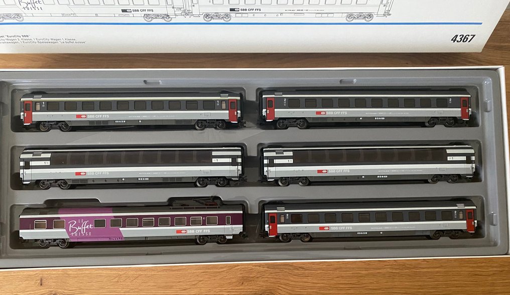 Märklin H0 - 4367 - Modeltrein personenwagonset (1) - SBB - Catawiki
