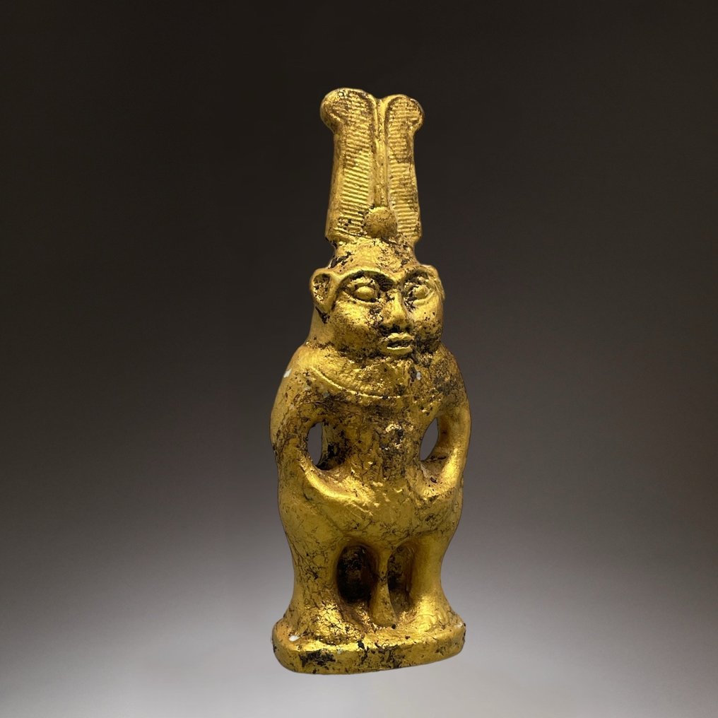 Réplica del antiguo egipcio. Estatua de la Divinidad Dios Bes - Catawiki