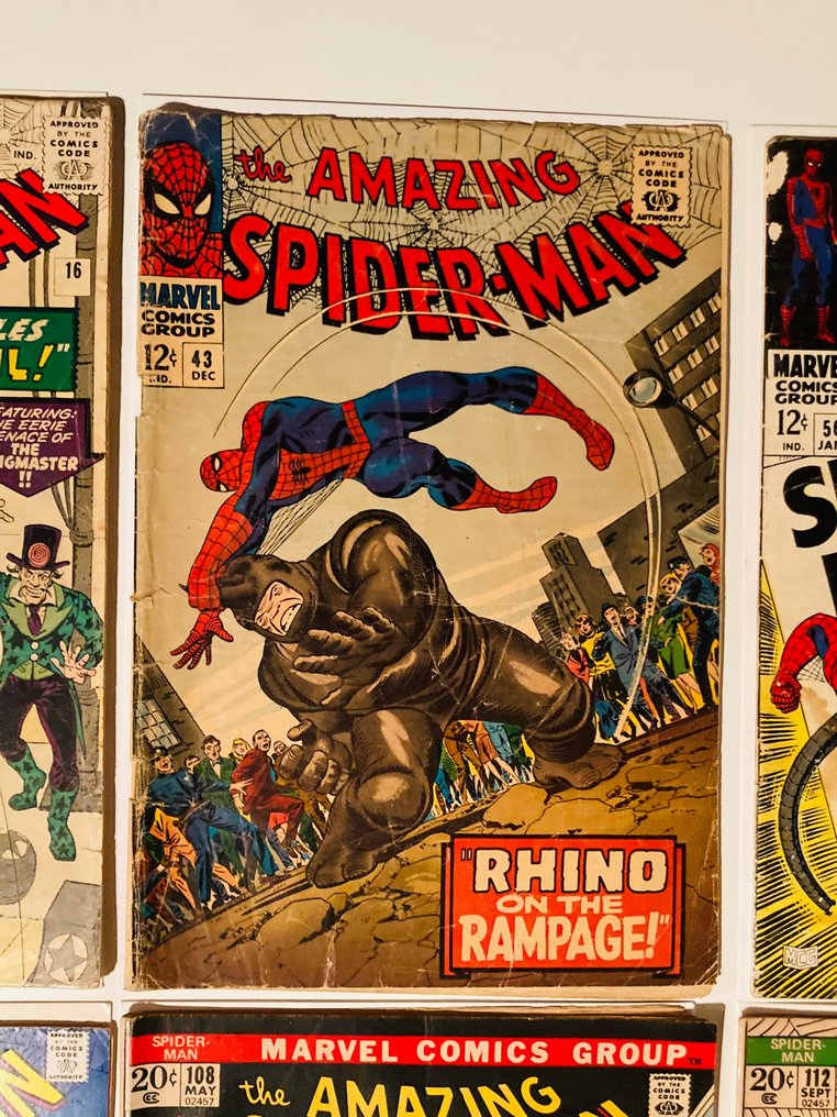 Amazing Spider-Man #16 #43 #56 #81 #108 #112 #116 #139 #201 - Mid Grades - 1st Daredevil ...