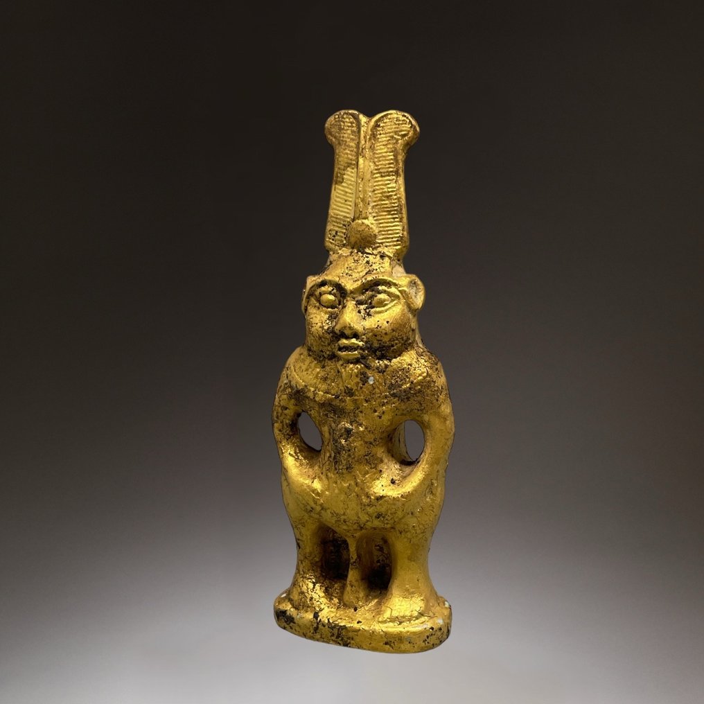 Réplica del antiguo egipcio. Estatua de la Divinidad Dios Bes - Catawiki