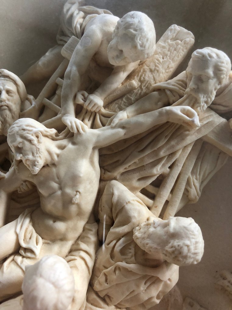 E. Cassier - Sculpture, Descente de Croix - 44 cm - Meerschaum - 1862 ...