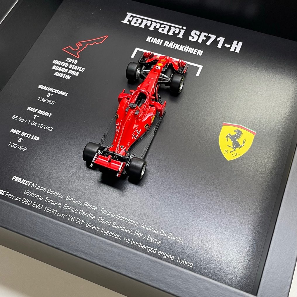 Artwork - Ferrari - SF71-H - Kimi Raikkonen - Austin USA 2018 - Formula ...