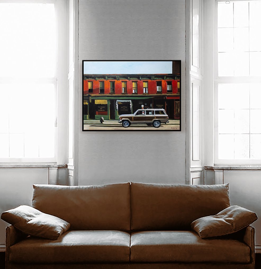 Piero Costa - The Barber Shop. from Hopper - Catawiki