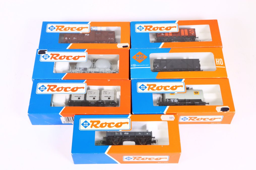 Roco H0 - 46044/46258/46012/4301F/46863/46527/46174 - Godsvagn för ...