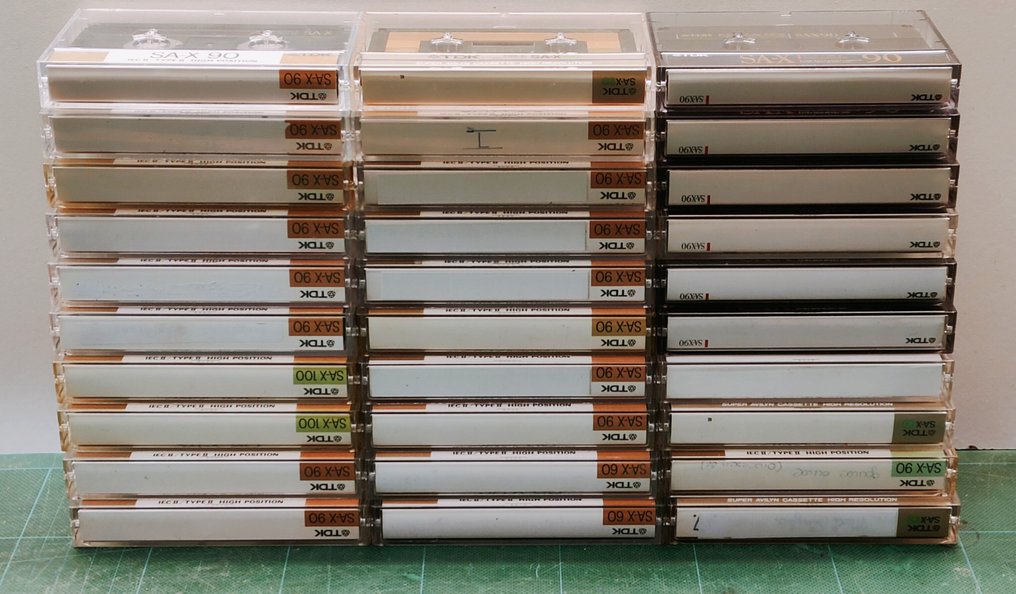 TDK - SA-X 60, 90, 100 type II chrome Super Avylin. Reel to reel audio ...