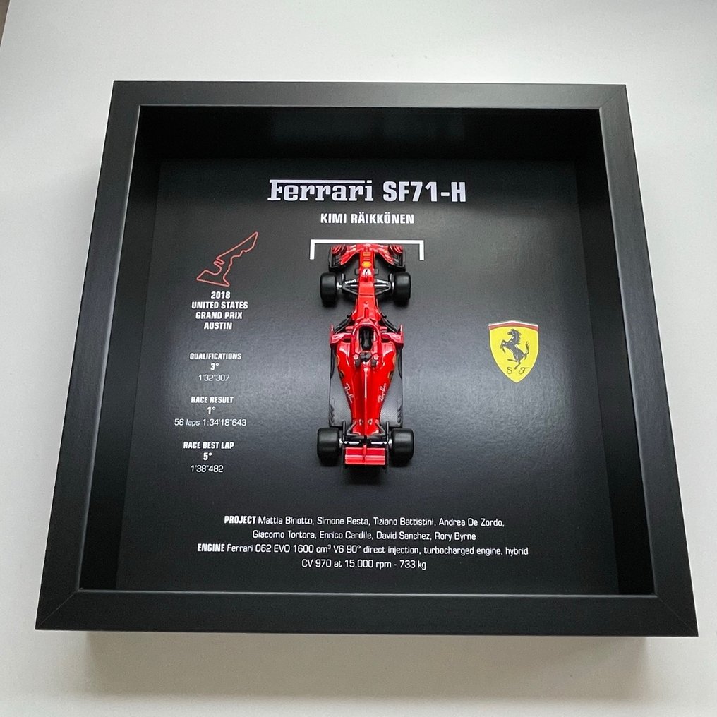 Artwork - Ferrari - SF71-H - Kimi Raikkonen - Austin USA 2018 - Formula ...