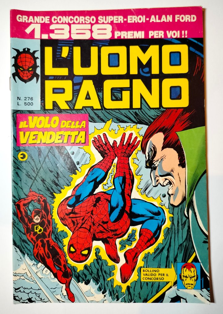 Uomo Ragno 275-276-277-279-280 - L'UOMO RAGNO - 5 Comic - Eerste druk - 1980/1981 - Catawiki
