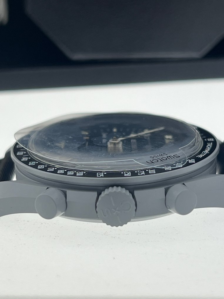 Omega - Swatch - Moonswatch-RARE-mission to the Moonshine GOLD-Lollypop ...