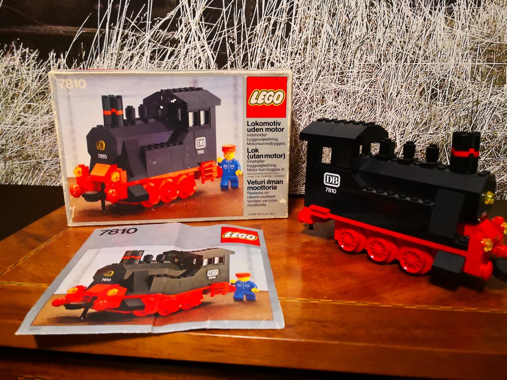 Lego - Trains - 7810 - Push-Along Steam Engine(Without motor) - 1970 ...