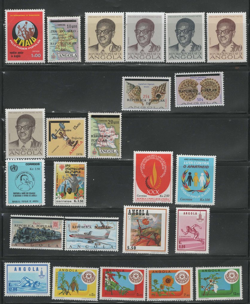 Africa 1953/1991 - Incomplete collection of stamps from Portuguese-speaking African countries ...