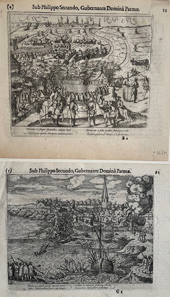 Europe, Map - Belgium / Antwerp / Oosterweel; W. Baudart, naar F ...