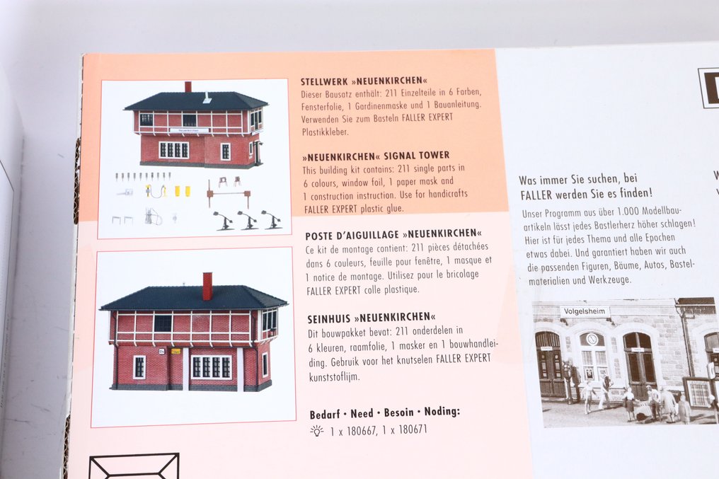 Faller H0 - 120108/120180/120092 - Modellbahnbausätze (3) - Drei ...