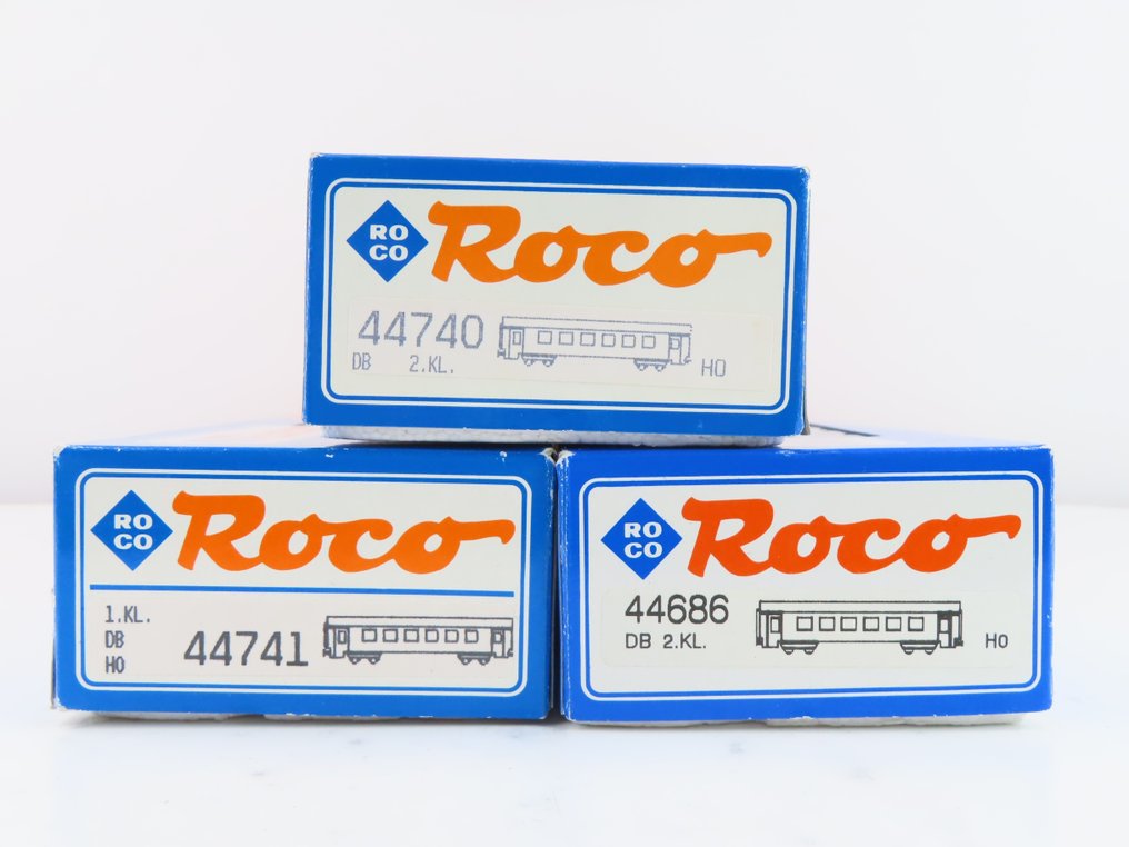 Roco H0 - 44740/447741/44744 - Tren a escala (3) - 3 vagones de tren ...