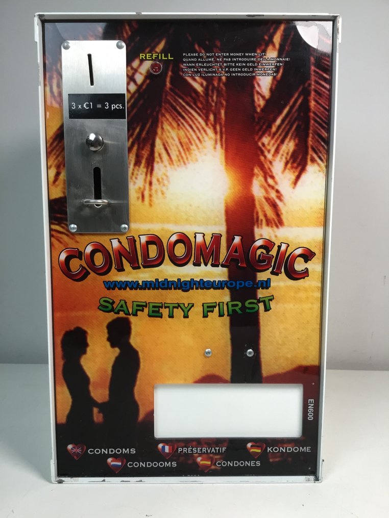 Condomagic - Safety First - Vending machine - Condoomautomaat - Catawiki
