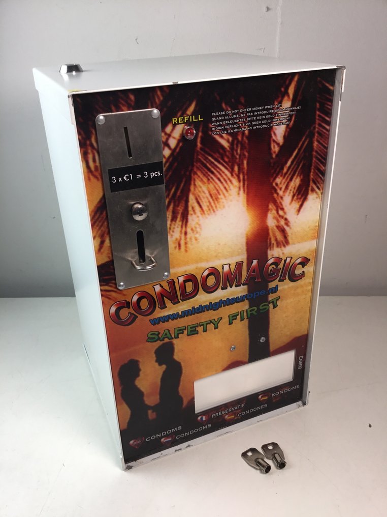 Condomagic - Safety First - Vending machine - Condoomautomaat - Catawiki