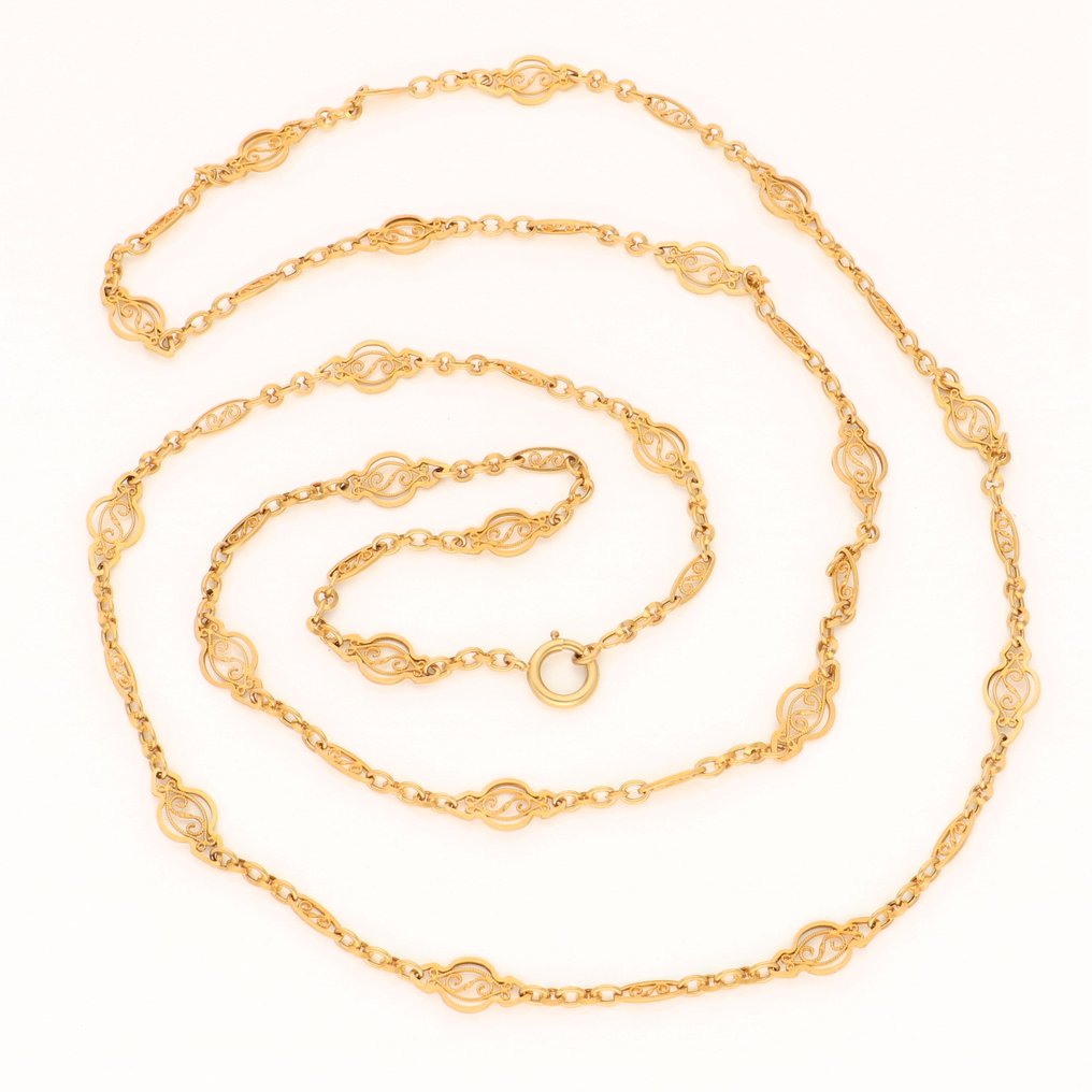 18 carat Gold - Necklace - Catawiki