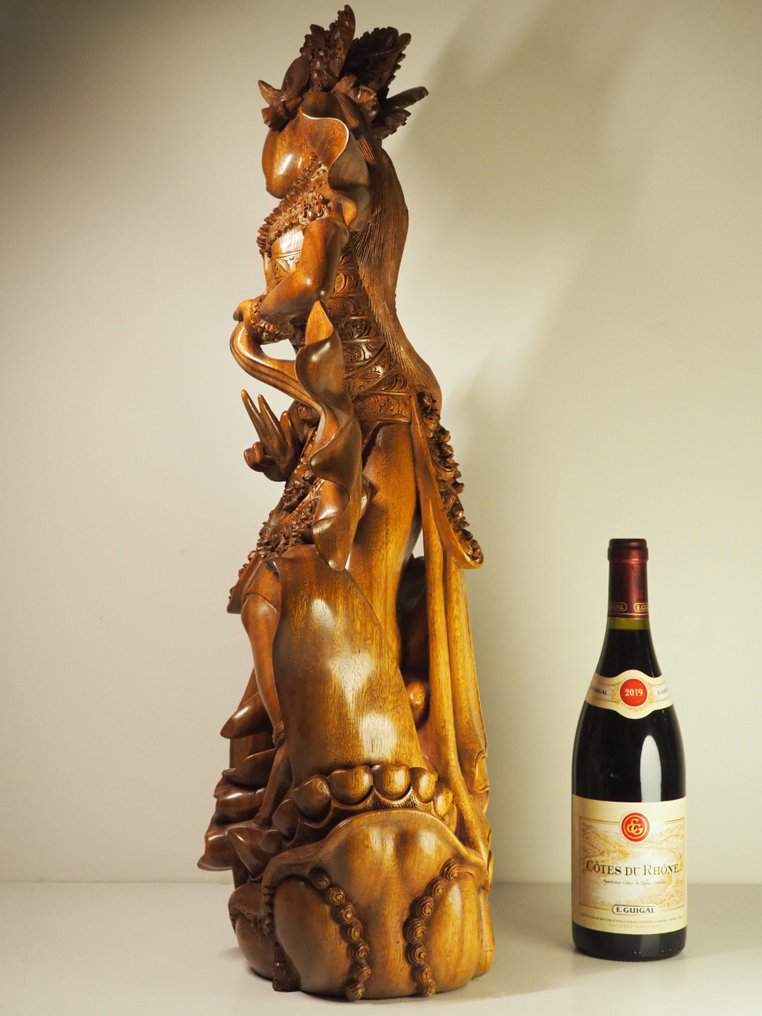 Dewi Ratih et Kala Rahu sculpture - 68 cm - Bali - Indonesia - Catawiki