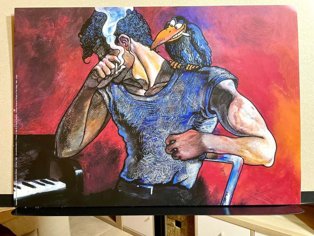 Andrea Pazienza (1956-1988) - Ritrato di Tom Waits, 1986 - Catawiki