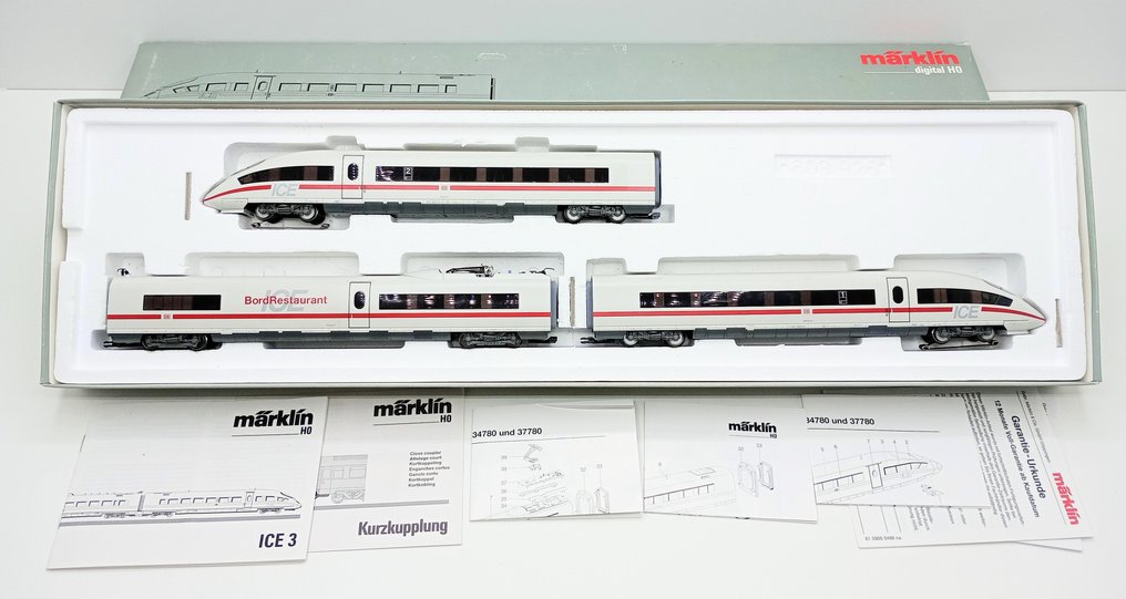 Märklin H0 - 37780 - Rame automotrice (1) - BR 406, train automoteur ...