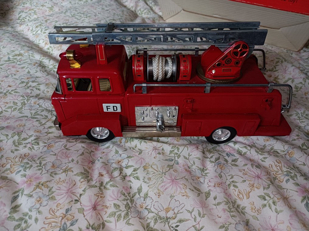 Bandai - Giocattolo di latta 4155 fire engine - 1960-1970 - Giappone ...