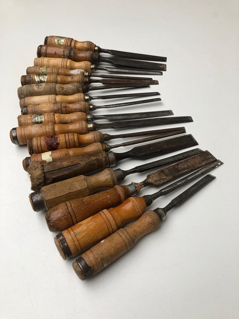 O.a. Nooitgedagt - Carpenters chisels - Arbeitswerkzeug (17) - Catawiki