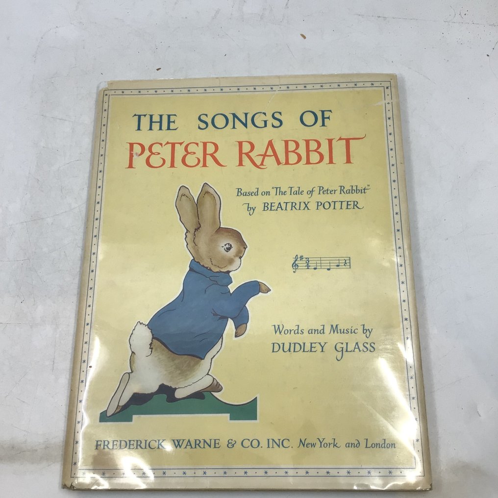 Beatrix Potter - The Songs of Peter Rabbit (in rare dustwrapper) - 1951 ...