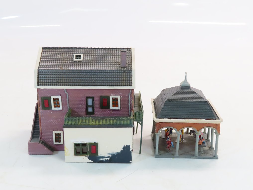 Tilly Models H0 - 87066/87072 - Modeltog bygninger (2) - hollandsk ...