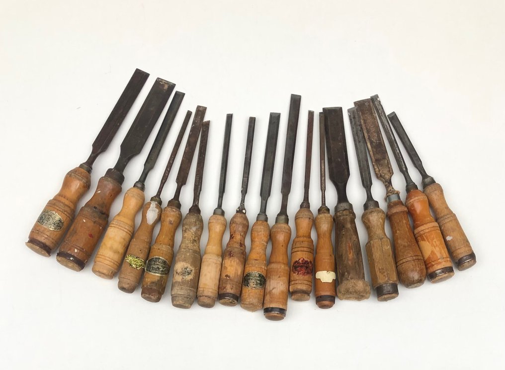 O.a. Nooitgedagt - Carpenters chisels - Arbeitswerkzeug (17) - Catawiki
