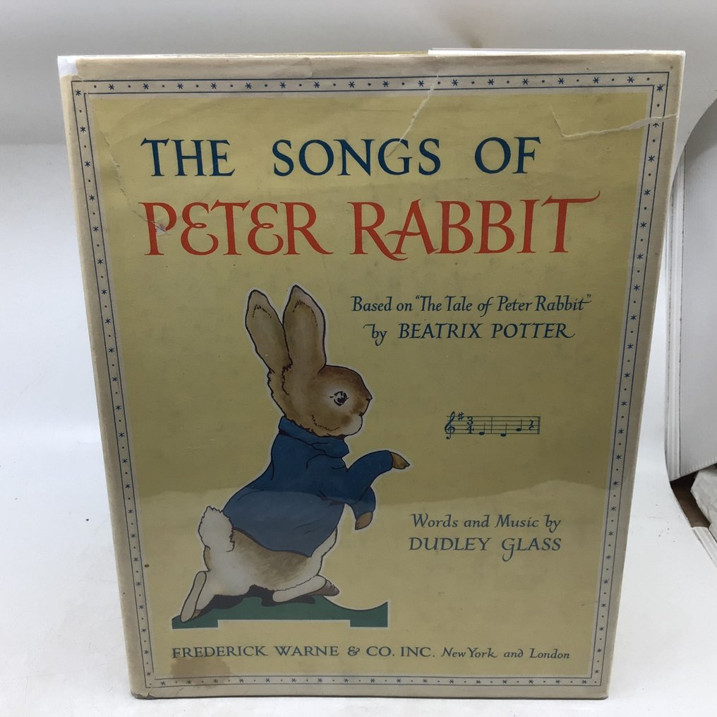 Beatrix Potter - The Songs of Peter Rabbit (in rare dustwrapper) - 1951 ...