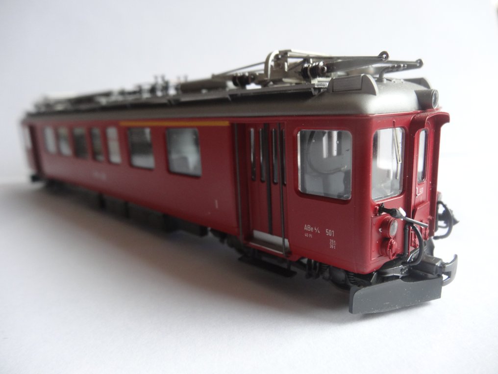 Bemo H0m - 1265-1 - Model train railcar (1) - Abe 4/4, #501 - RhB ...