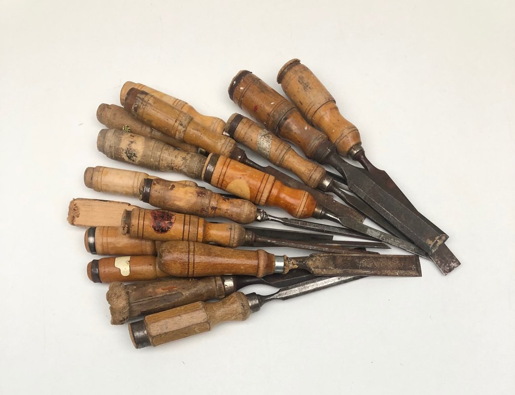 O.a. Nooitgedagt - Carpenters chisels - Arbeitswerkzeug (17) - Catawiki